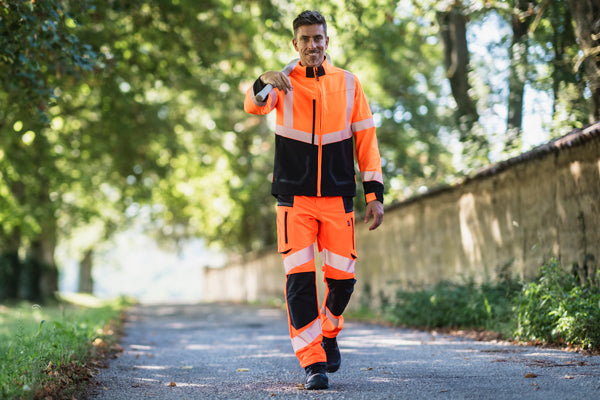 High visibility clothing – Fluorescent PPE outfit for professionals ...